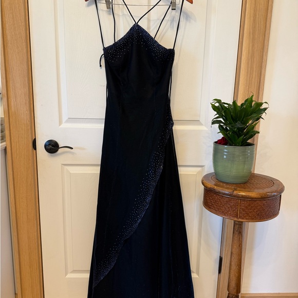 Jump | Dresses | Jump Midnight Navy Strapless Dress With Silver Accents ...